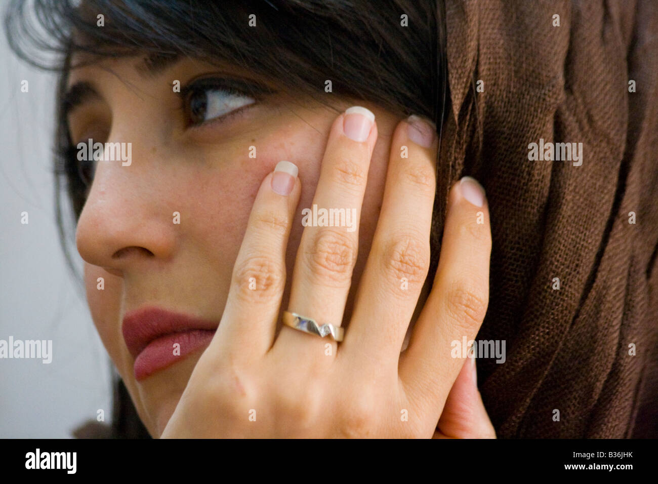 Young Muslim Woman in Tehran Iran Stock Photo - Alamy