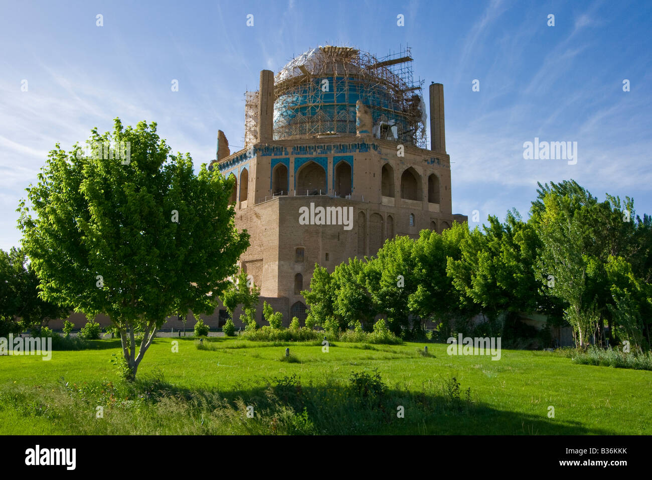 Oljeitu Mausoleum in Soltaniyeh Iran Stock Photo - Alamy