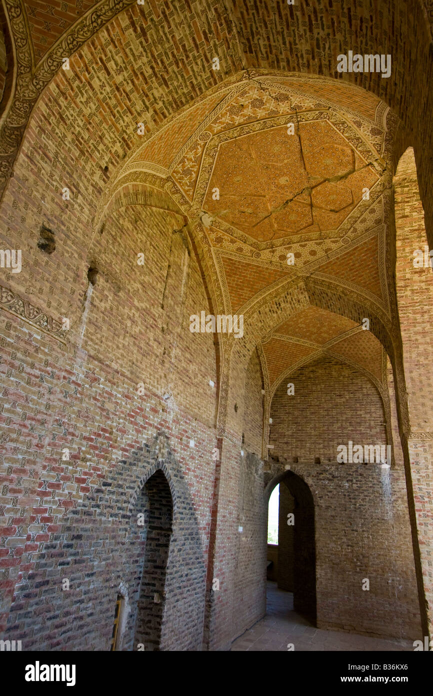 Inside Upper Level of the Oljeitu Mausoleum in Soltaniyeh Iran Stock ...