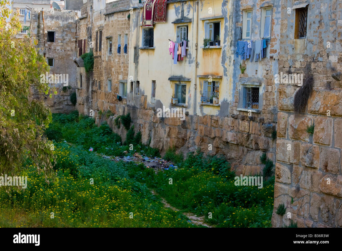 Outter Walls of the Crusader Castle at Tortosa in Tartous Syria Stock ...