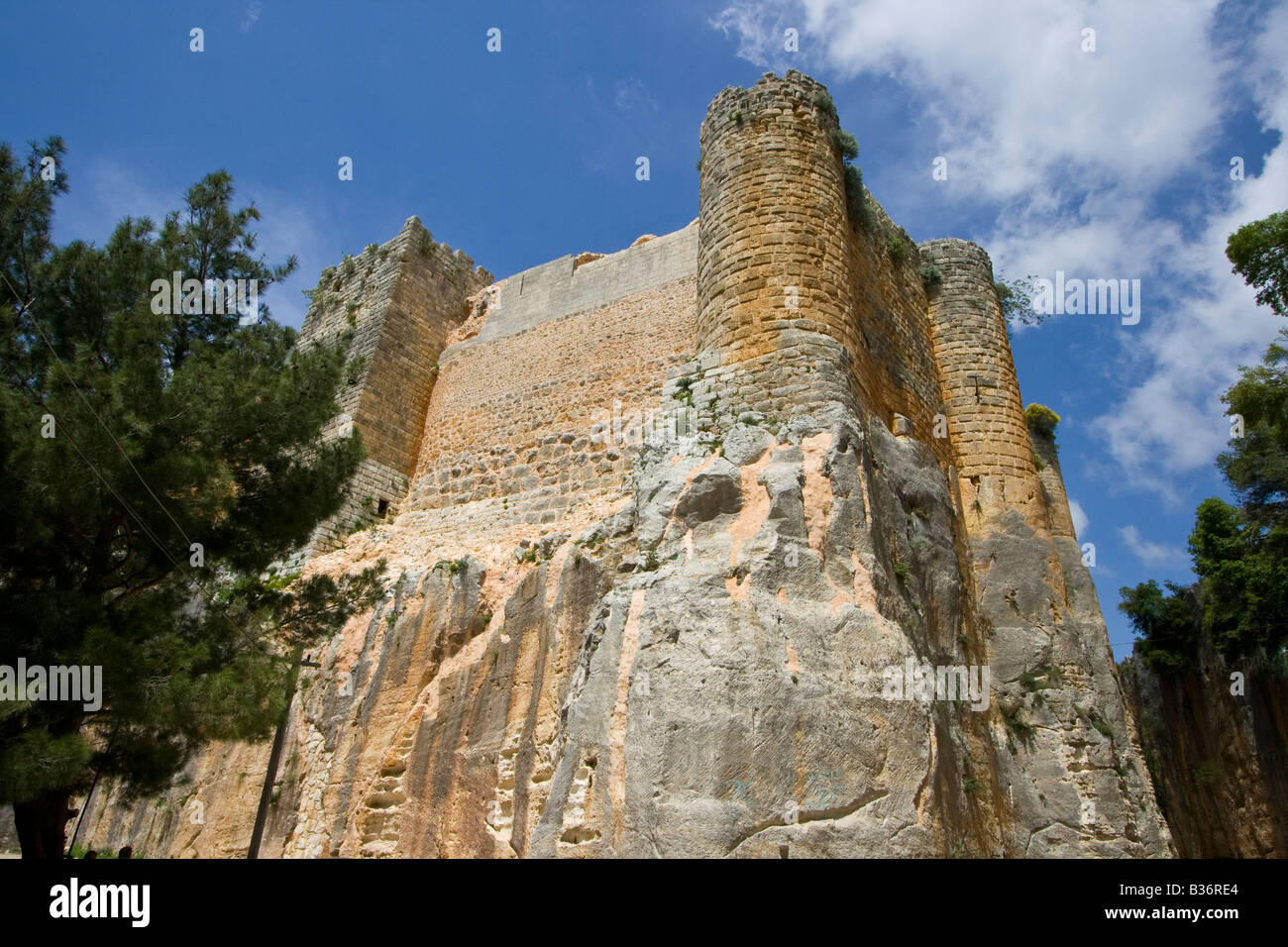 Qalaat Saladin Crusader Castle in Syria Stock Photo - Alamy