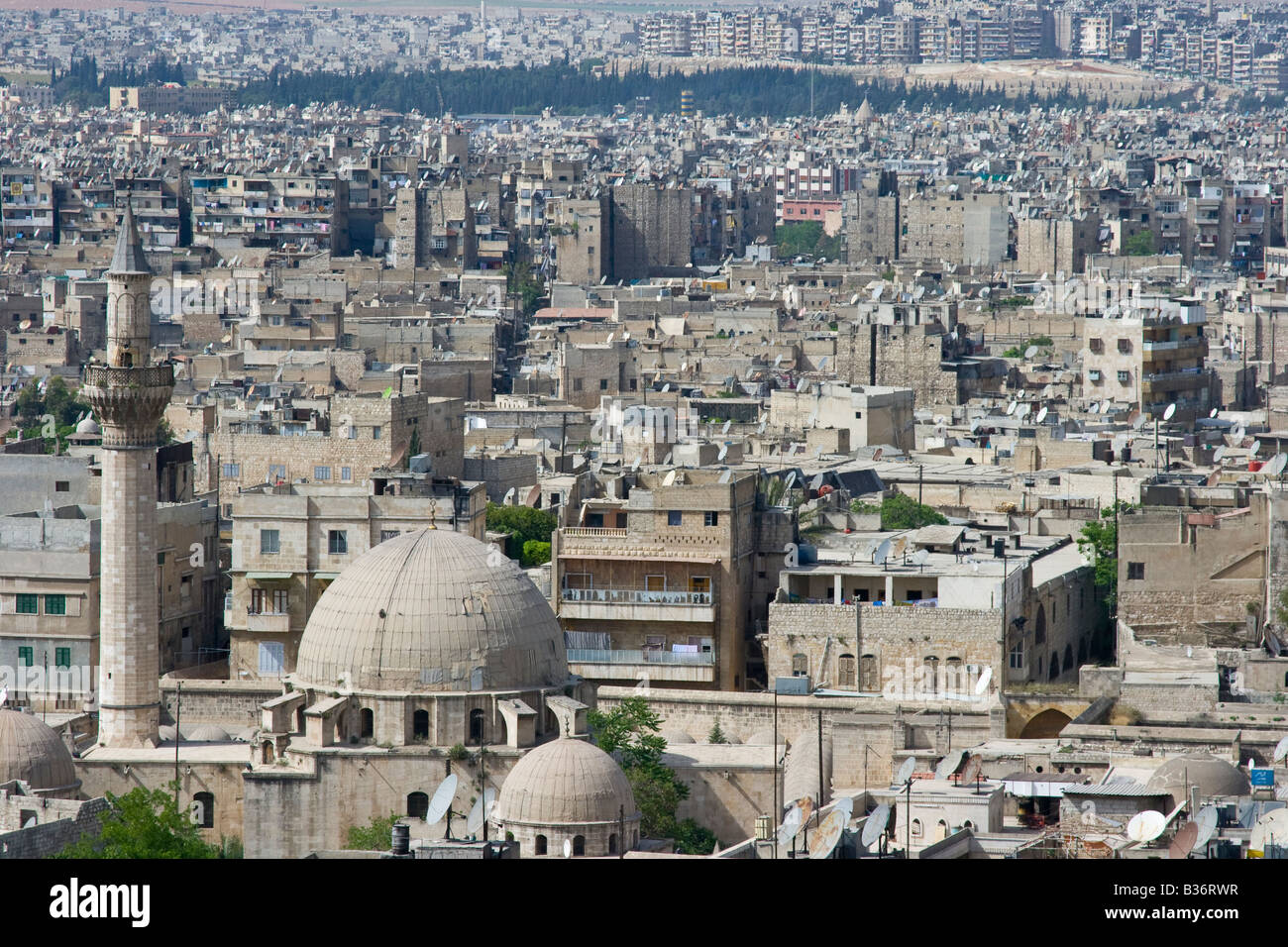 Cityscape of Aleppo Syria Stock Photo - Alamy