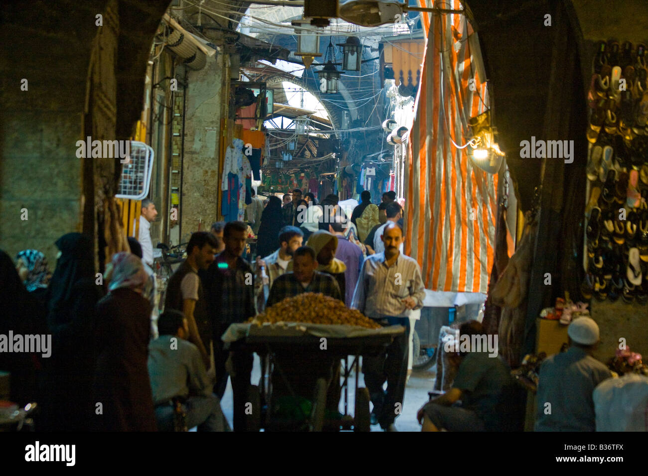Inside the Aleppo Souk in the Old City in Aleppo Syria Stock Photo - Alamy