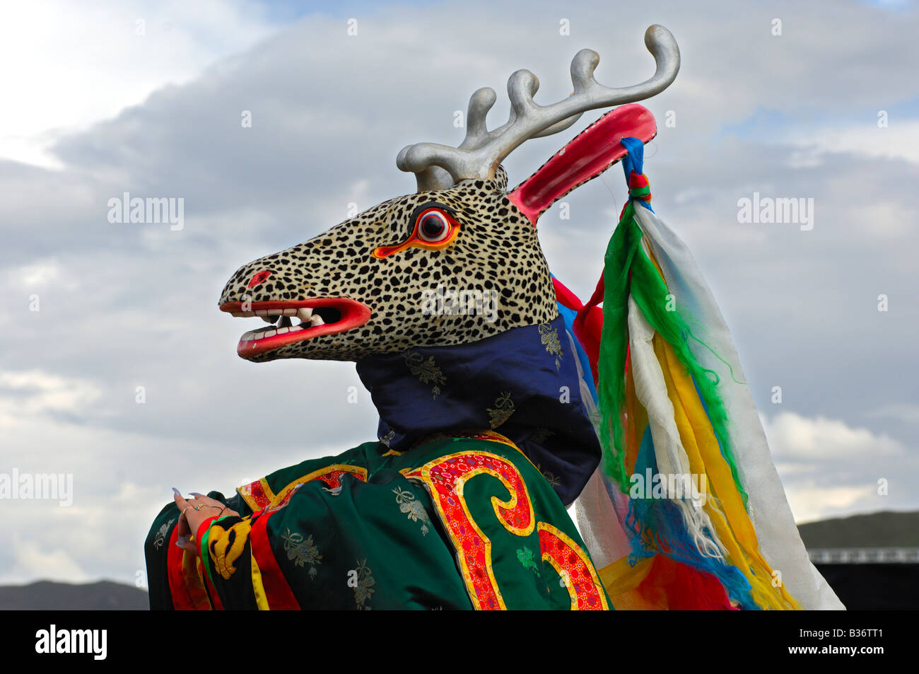 Shiva Buga deer, Dancing Demons, traditional Tibetian buddhist dance ...