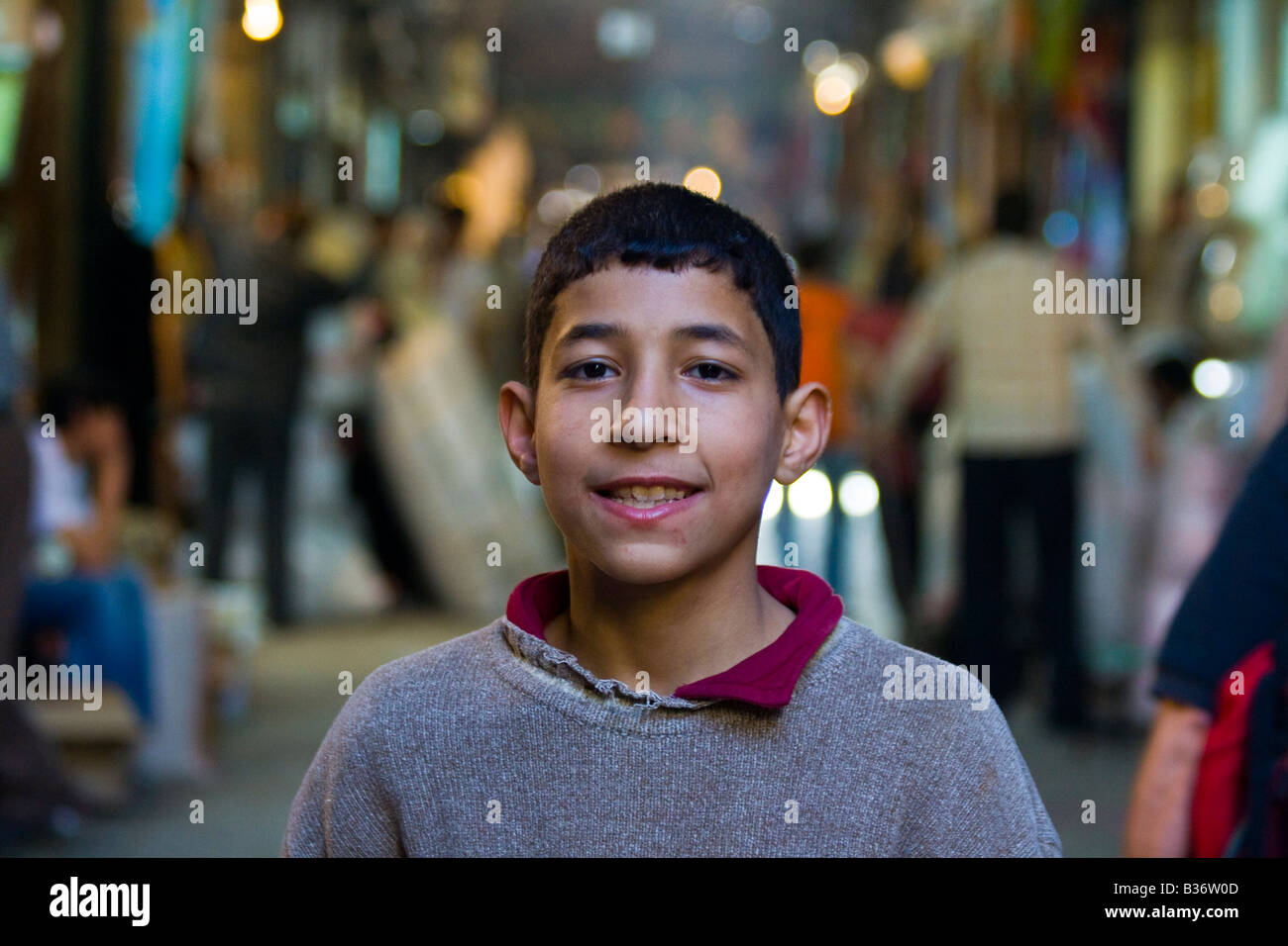 Syrian Boy Working in the Souk in the Old City in Aleppo Syria Stock ...