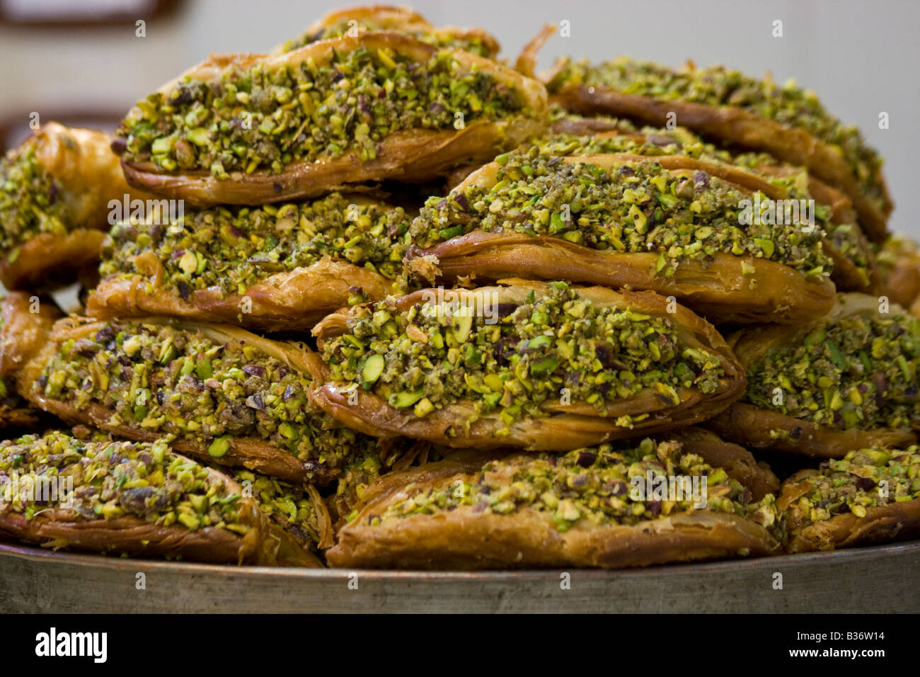 Sweets Shop in the Souk in the Old City in Aleppo Syria Stock Photo - Alamy