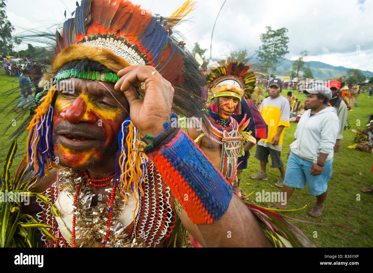 2 friends goroka png Stock Photo - Alamy