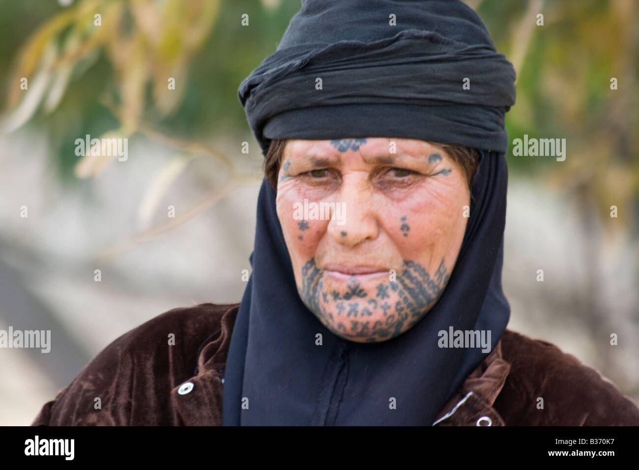 Tattooed Bedouin Near Tartous Syria Stock Photo - Alamy