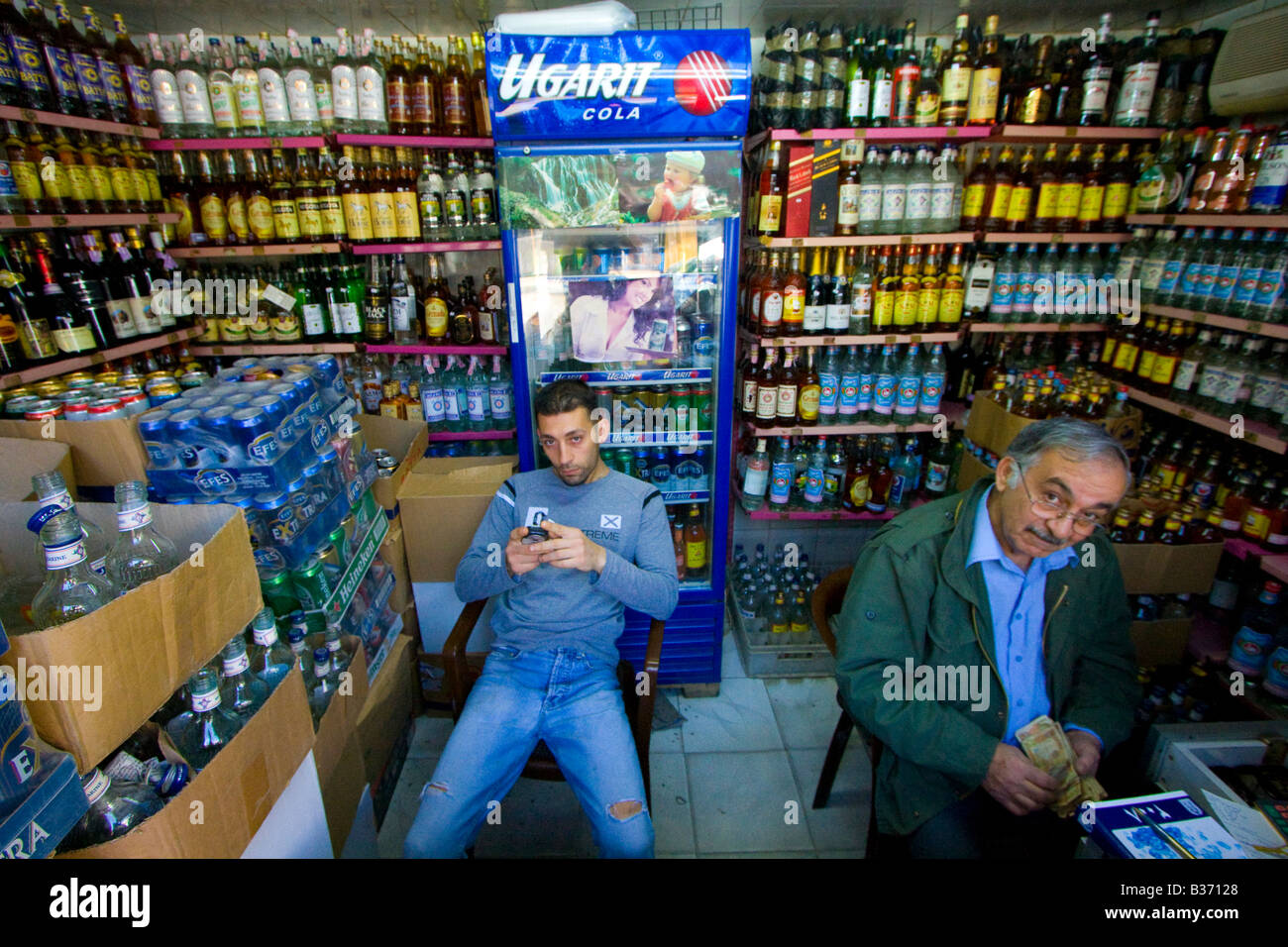 Liquor Store in Aleppo Syria Stock Photo - Alamy