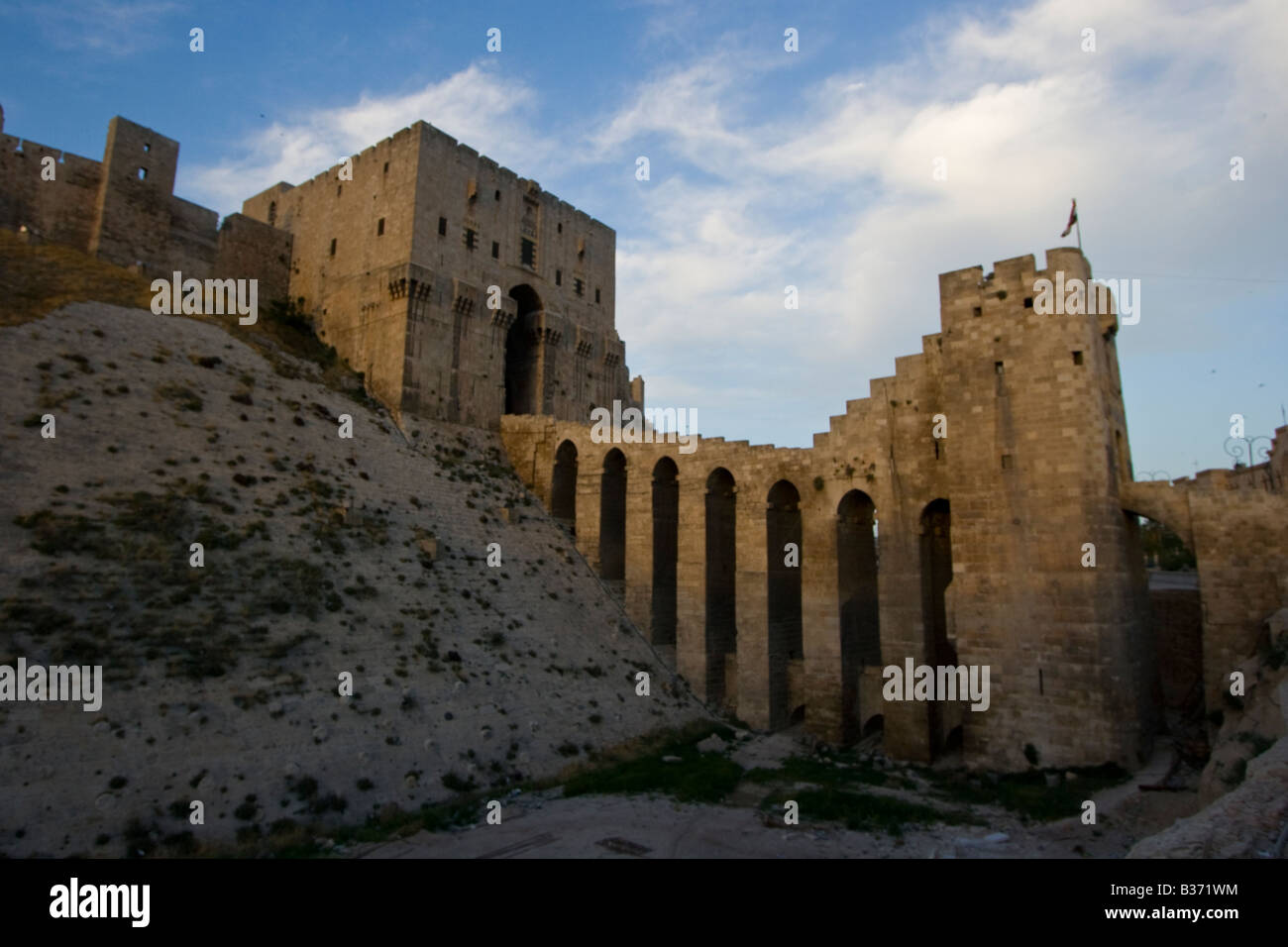 The Citadel in Aleppo Syria Stock Photo - Alamy