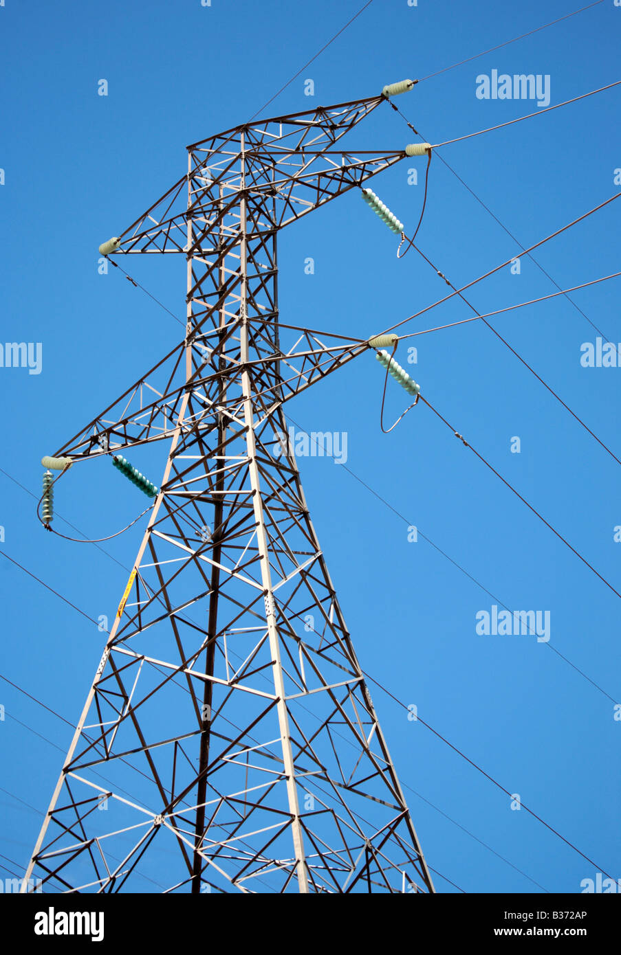 Electricity pylons line hi-res stock photography and images - Alamy