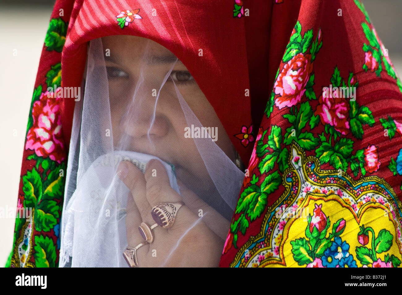 Turkmen bride hi-res stock photography and images - Alamy