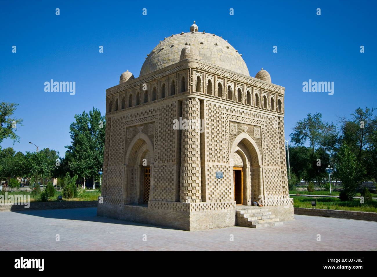 Ismail Samani Mausoleum in Bukhara Uzbekistan Stock Photo - Alamy