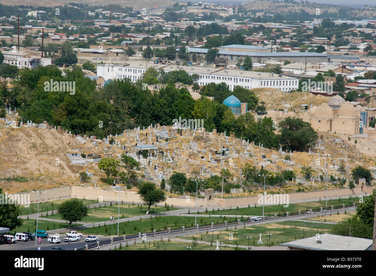 The Necropolis In Samarkan Uzbekistan Stock Photo - Alamy