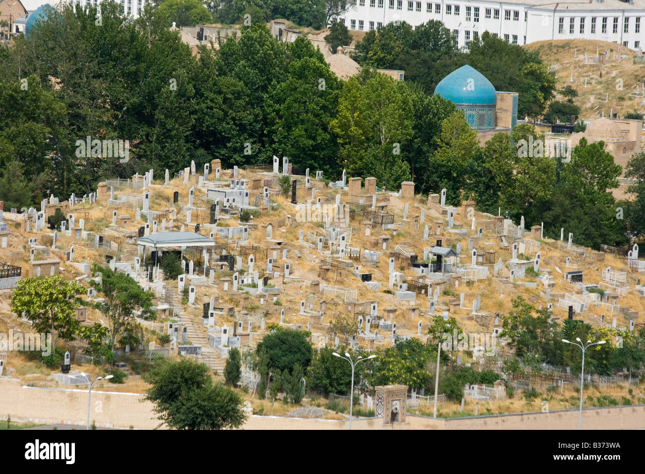 The Necropolis In Samarkan Uzbekistan Stock Photo - Alamy