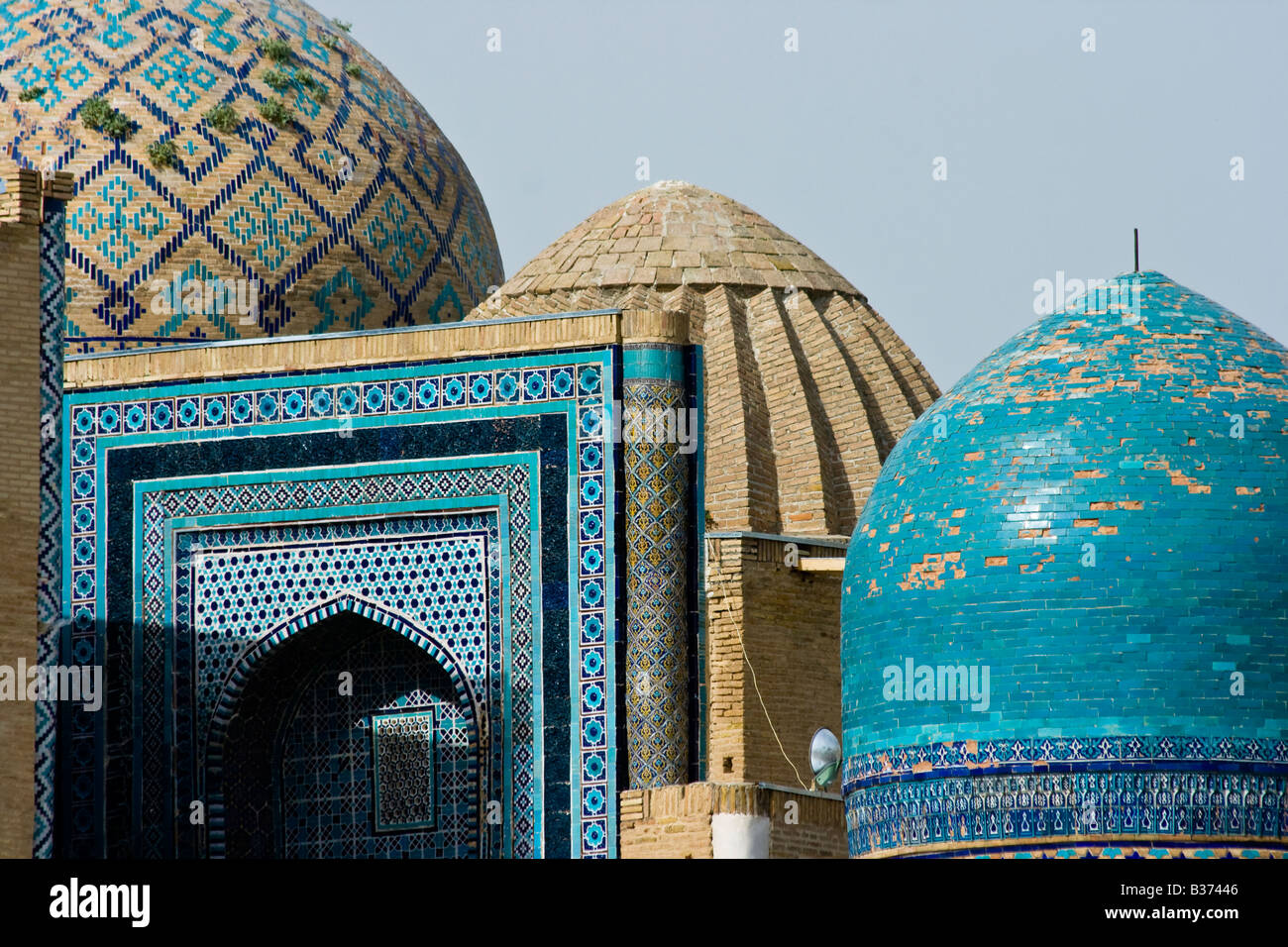 The Necropolis In Samarkan Uzbekistan Stock Photo - Alamy
