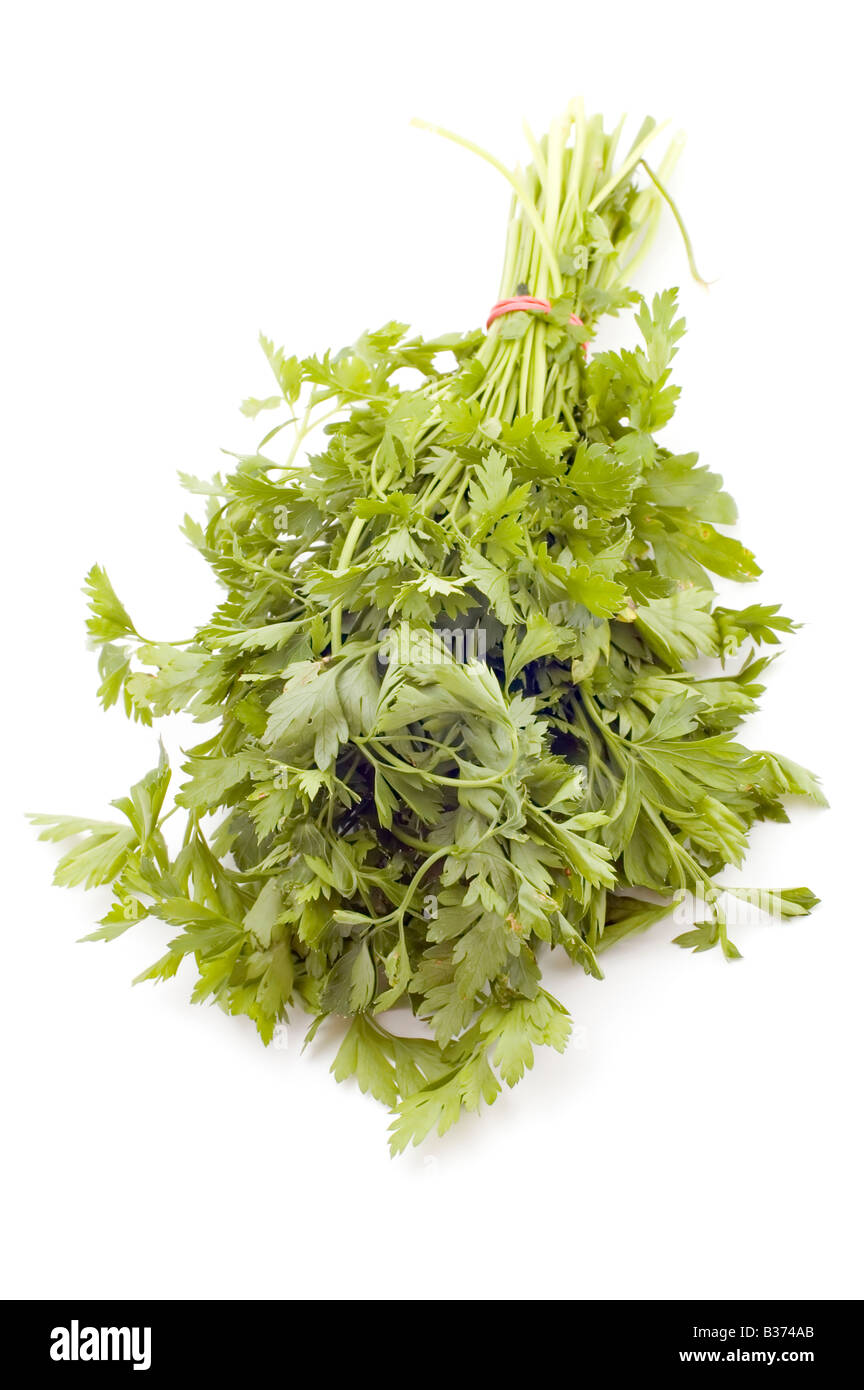 object on white raw food parsley Stock Photo - Alamy