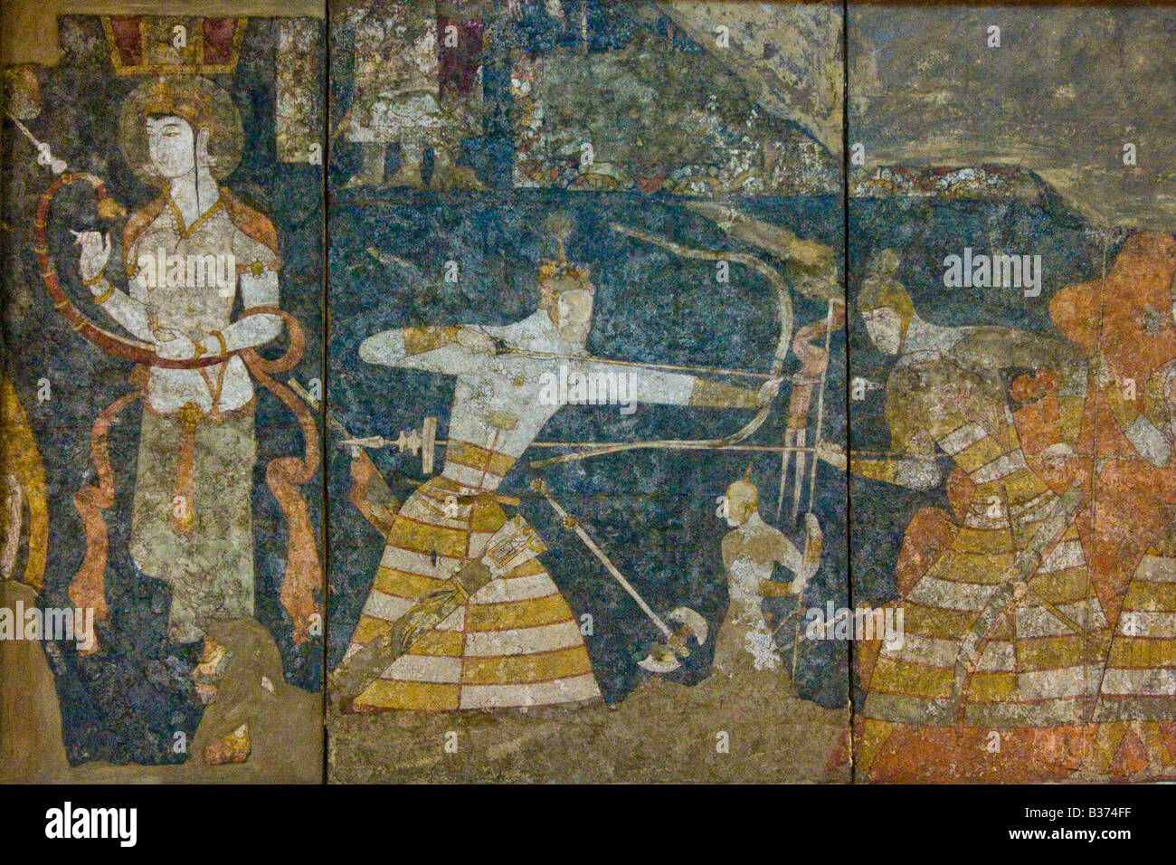 Frescoes from Ancient Sogdian Penjikent at the National Museum of ...