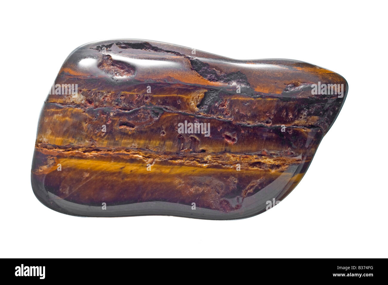 Rock mineral tigers eye Cut Out Stock Images & Pictures - Alamy