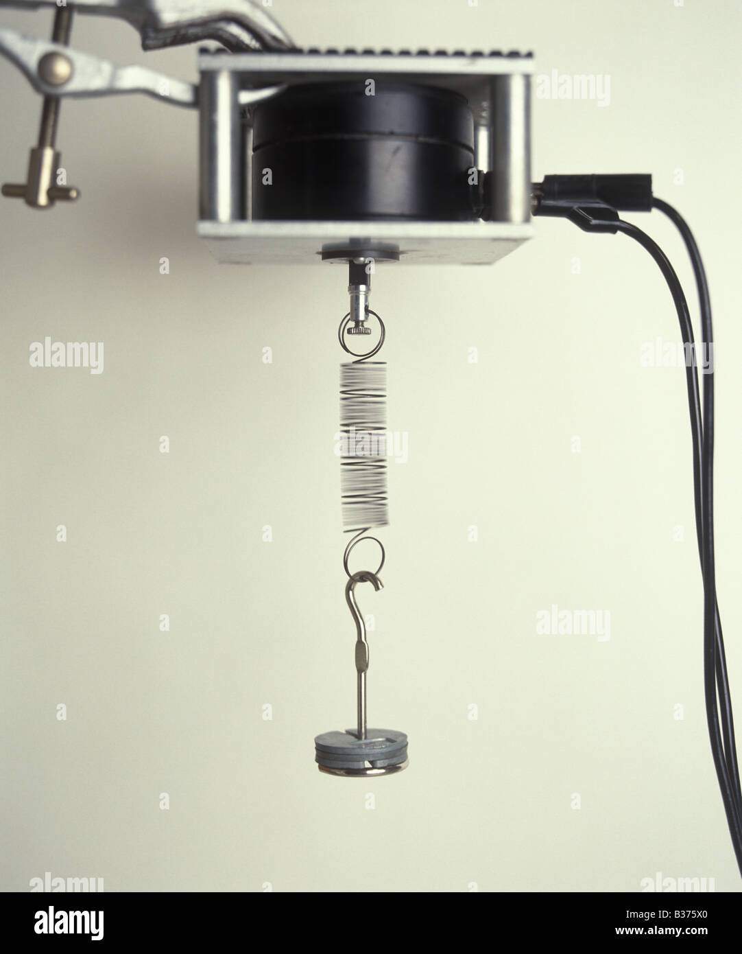 A standing wave on a spring Stock Photo - Alamy