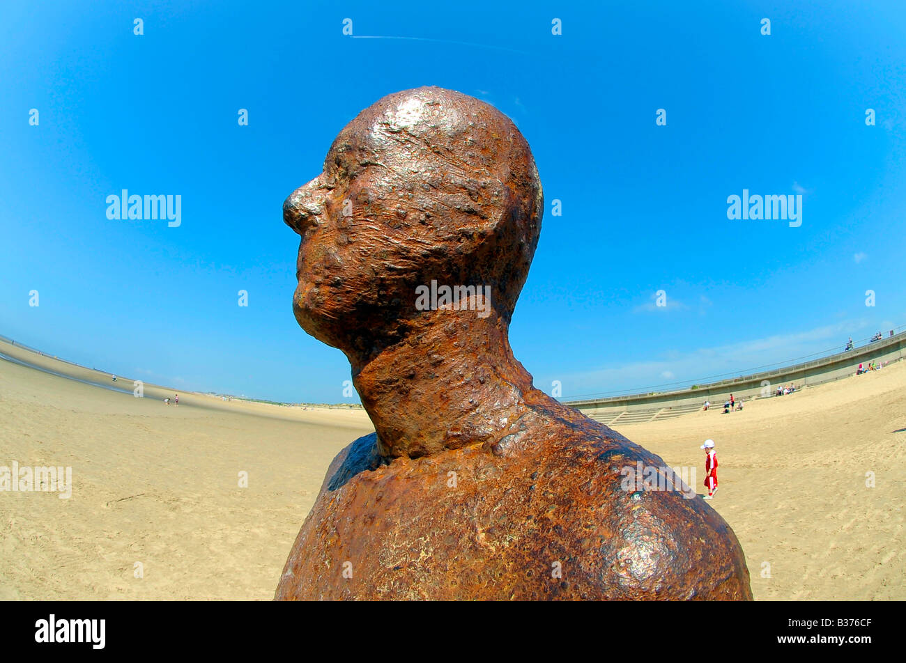 another place anthony gormley crosby beach liverpool merseyside cast ...
