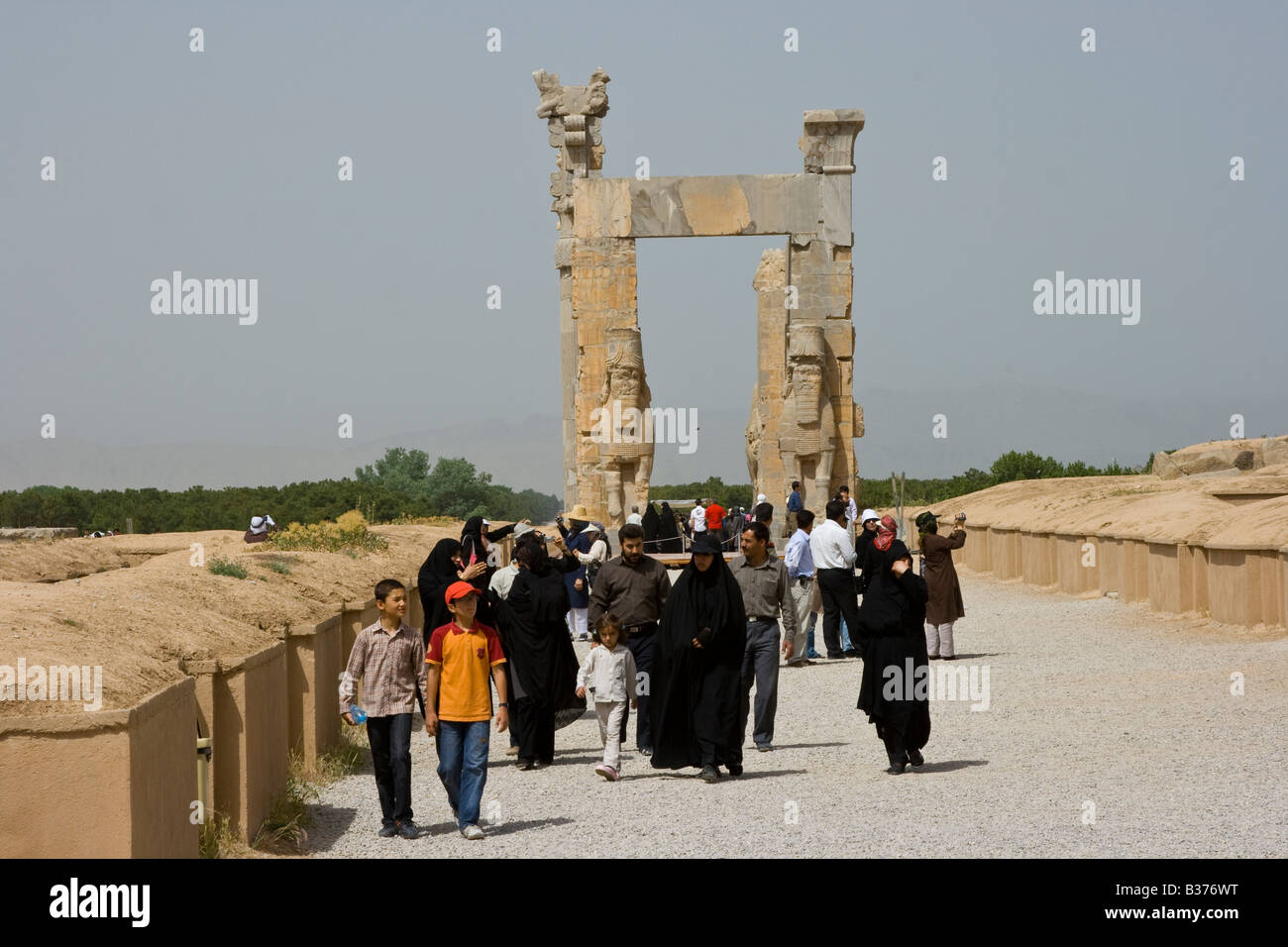 Gate of All Nations at Persepolis in Iran Stock Photo - Alamy