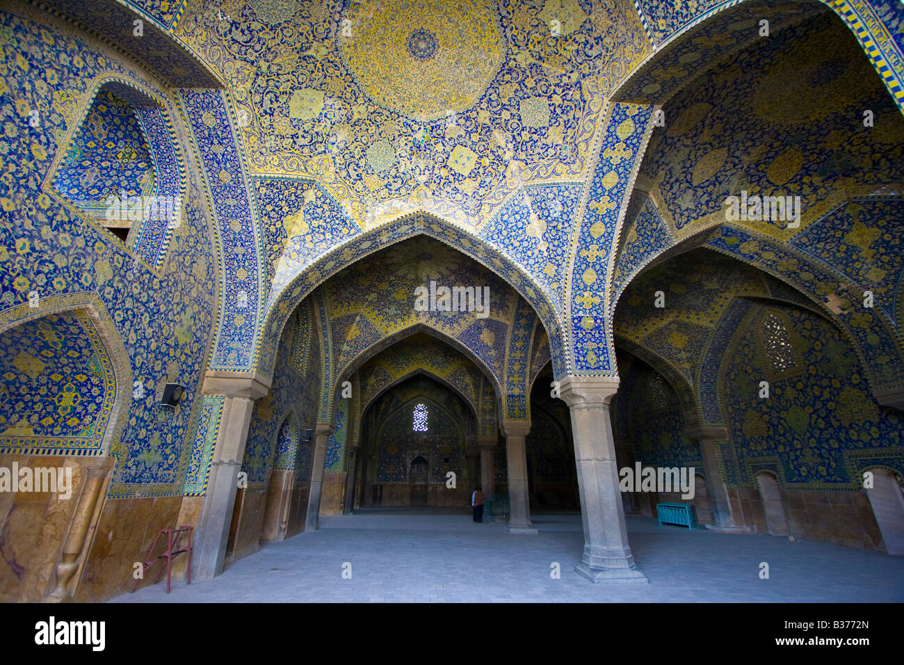 Inside the Imam Mosque in Esfahan Iran Stock Photo - Alamy