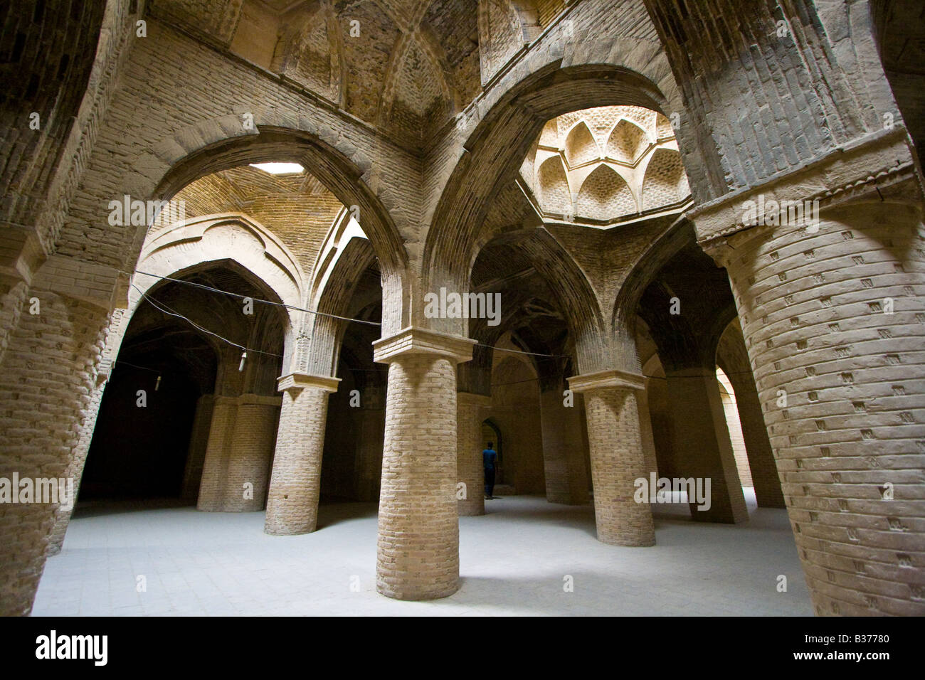 Prayer Hall Inside the Jameh Masjid or Friday Mosque in Esfahan Iran ...