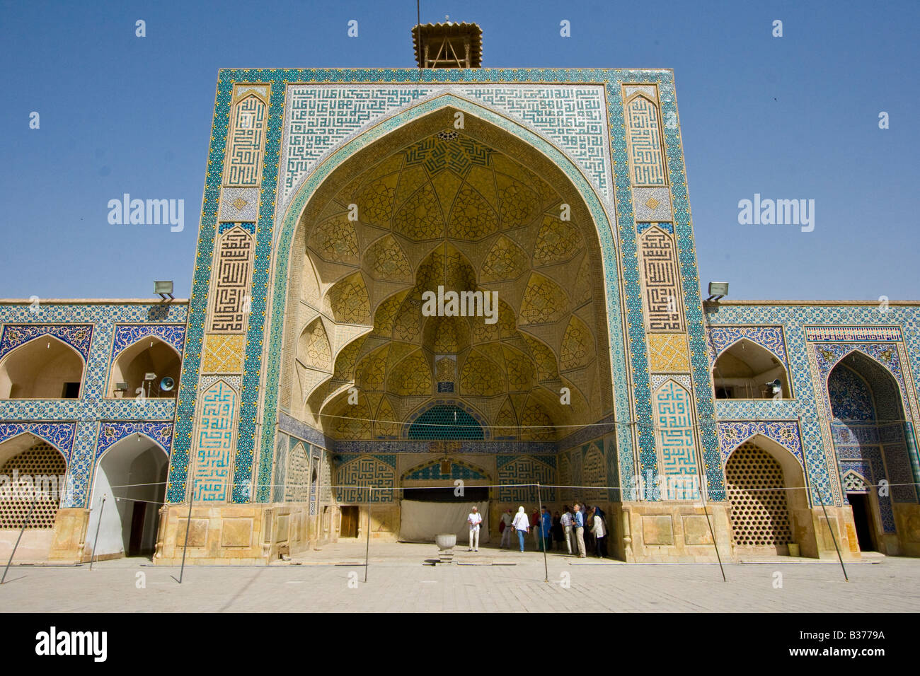 Iwan at Jameh Masjid or Friday Mosque in Esfahan Iran Stock Photo - Alamy