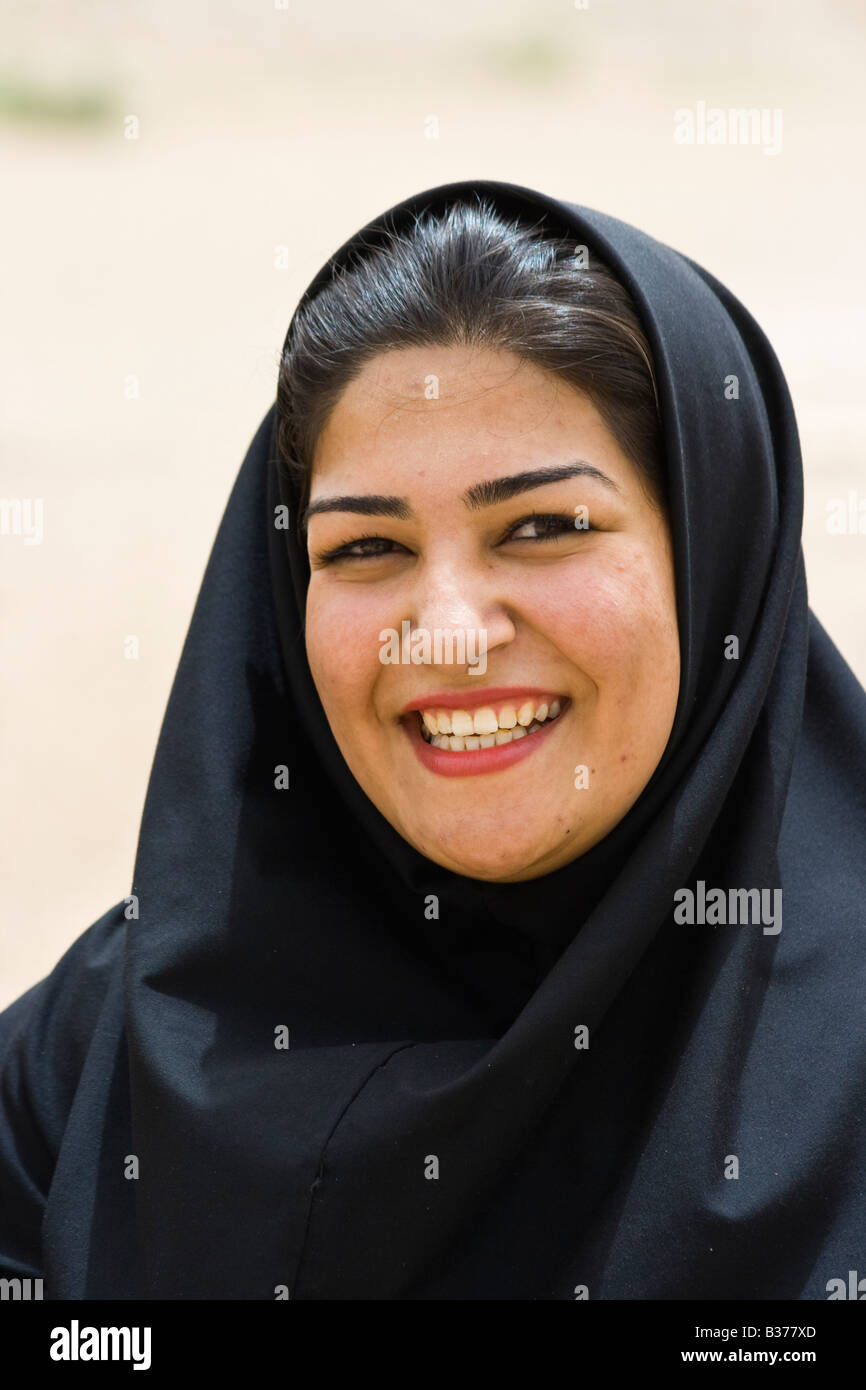 Young Iranian Woman at Takht e Soleiman in Iran Stock Photo - Alamy