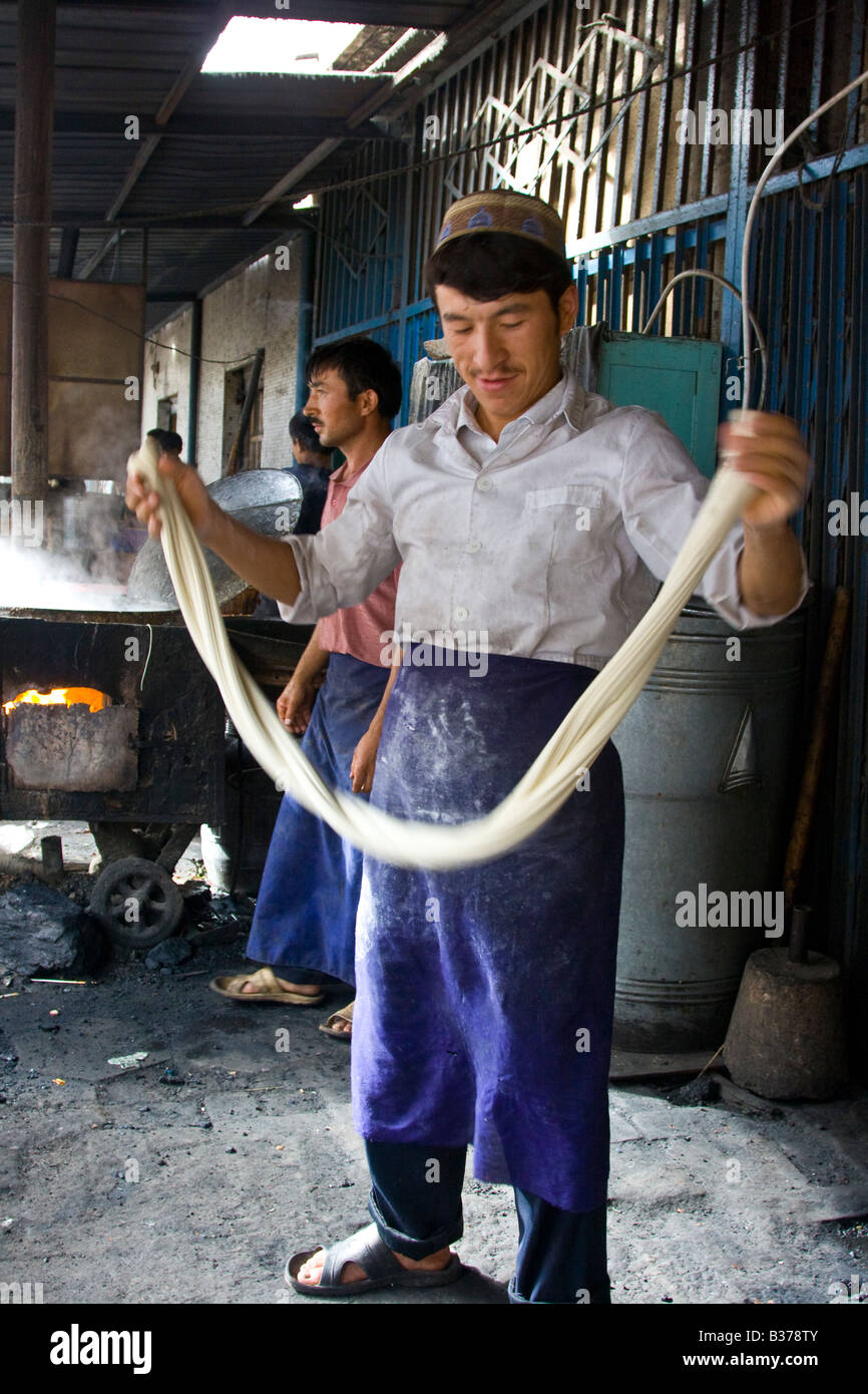 Uyghur man making fresh hi-res stock photography and images - Alamy