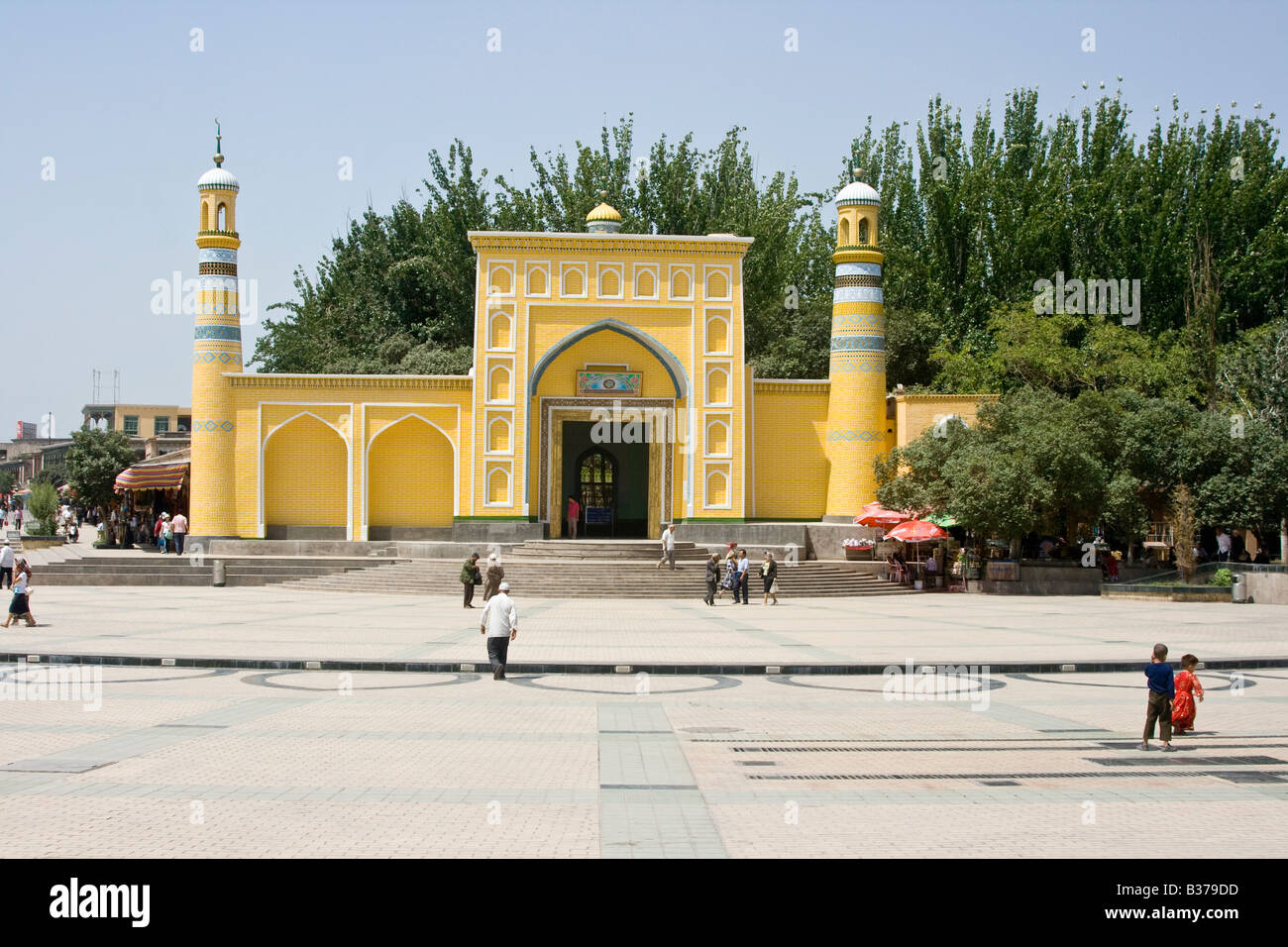 Id Kah Mosque in Kashgar in Xinjiang Province China Stock Photo - Alamy