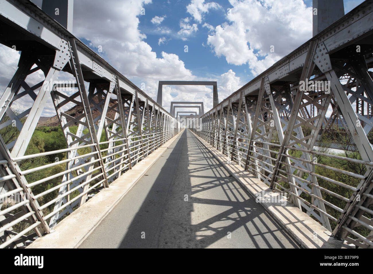 Bridge Over Orange River road free state Stock Photo - Alamy
