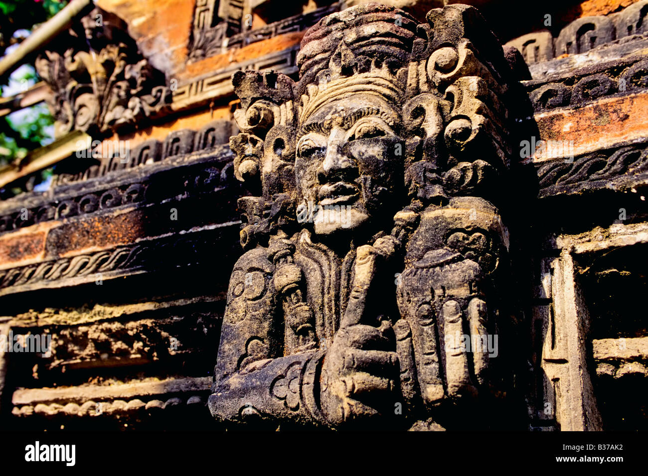 Indonesia Bali Temple relief Stock Photo - Alamy
