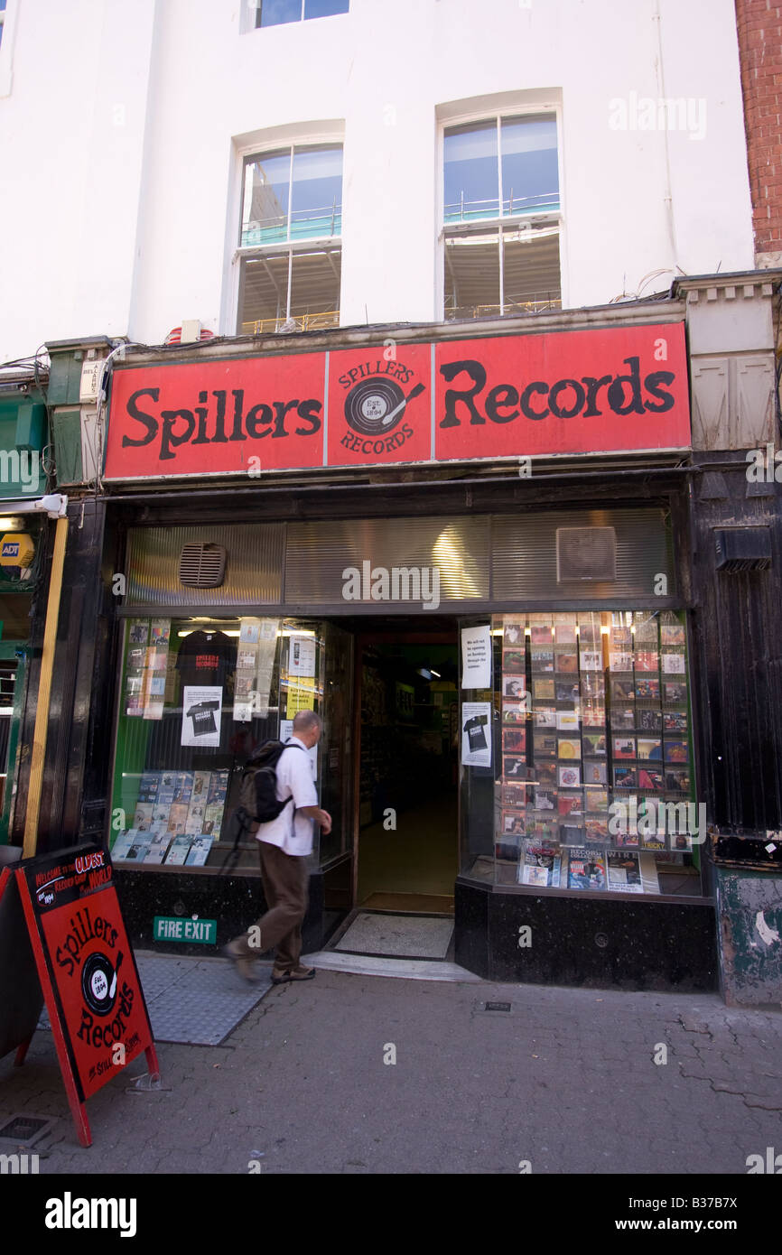 Spillers Records music shop the oldest record shop in the world the ...