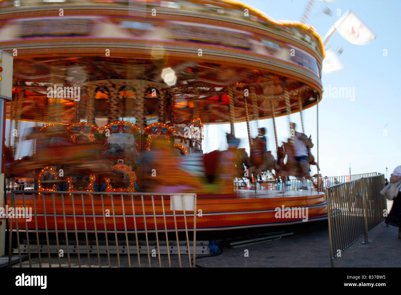 Children fairground carousel horses hi-res stock photography and images ...