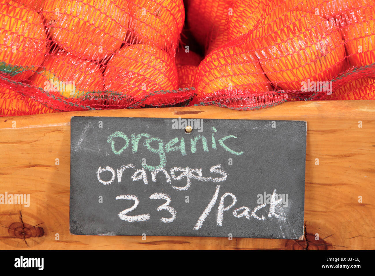Organic Oranges for sale Stock Photo - Alamy
