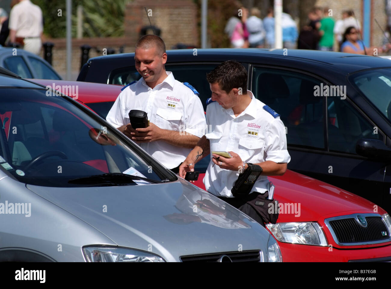Parking attendant civil enforcement officer hi-res stock photography ...