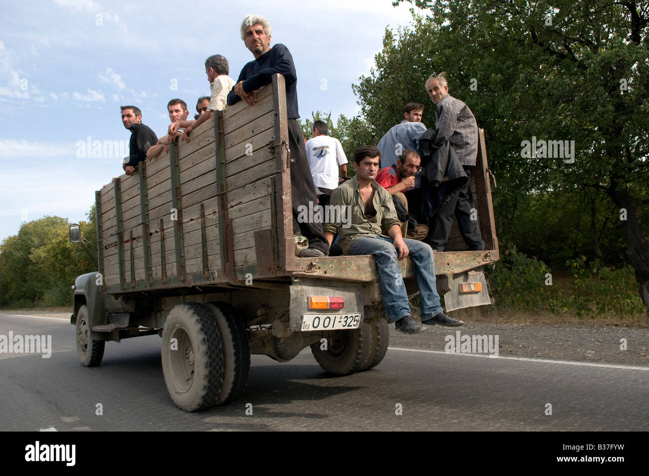 Person riding a truck hi-res stock photography and images - Alamy