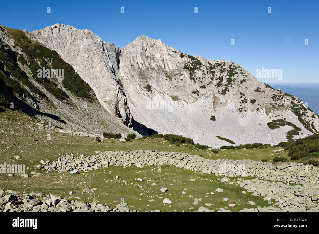 Sinanitsa right and Momin left mountain peaks in World Heritage Site ...