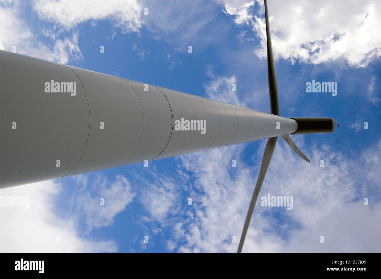 Looking up at a wind turbine Stock Photo - Alamy
