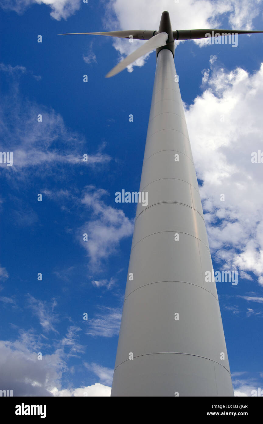 Looking up at a wind turbine Stock Photo - Alamy