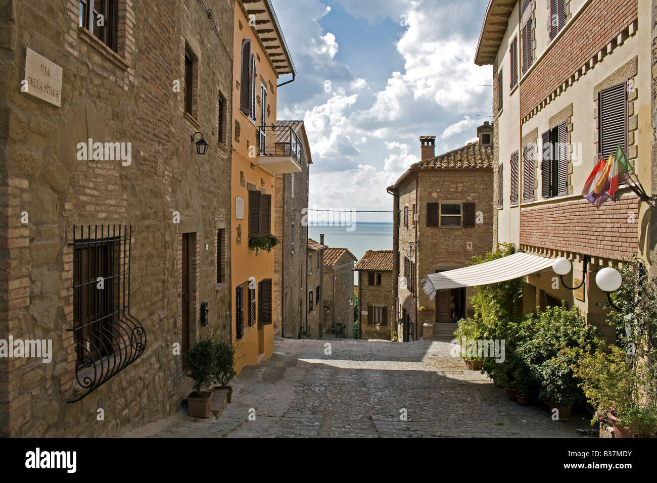 Monte del Lago Stock Photo - Alamy