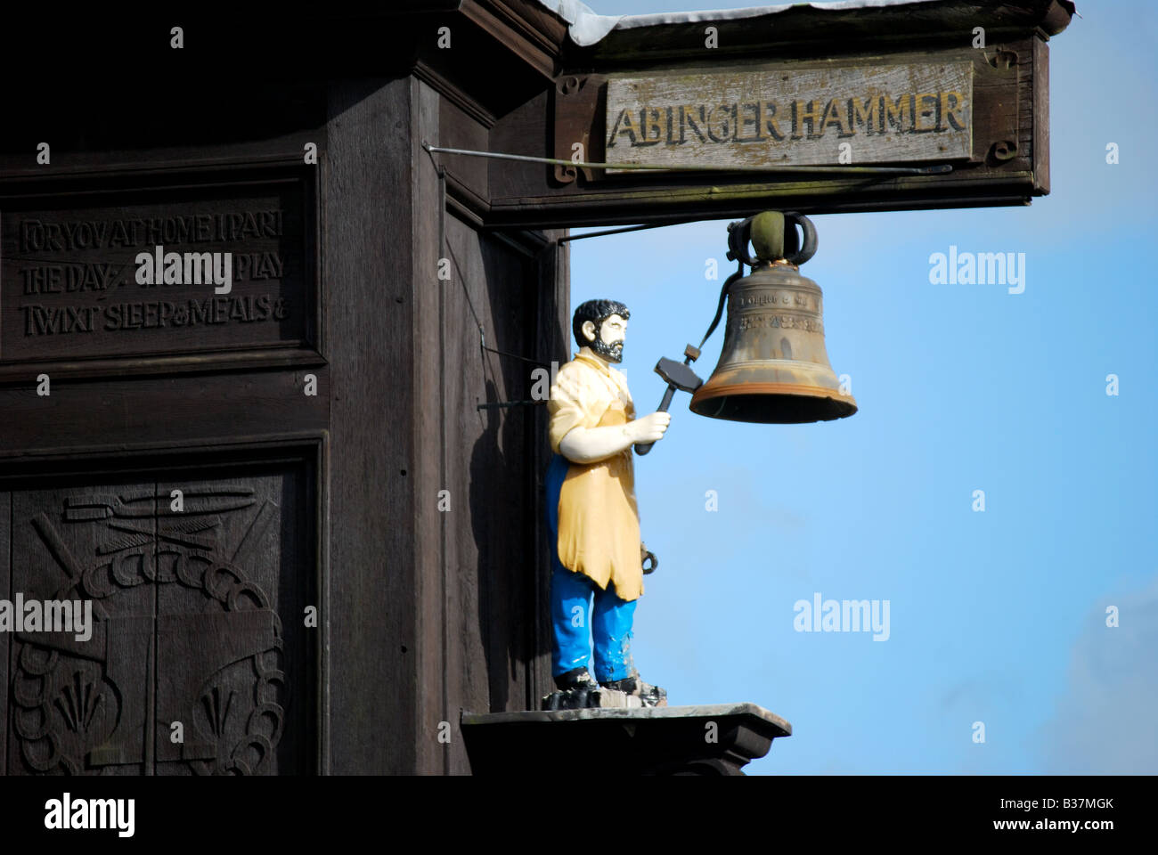 The Striking Hammer Clock, Abinger Hammer, Surrey, England, United ...
