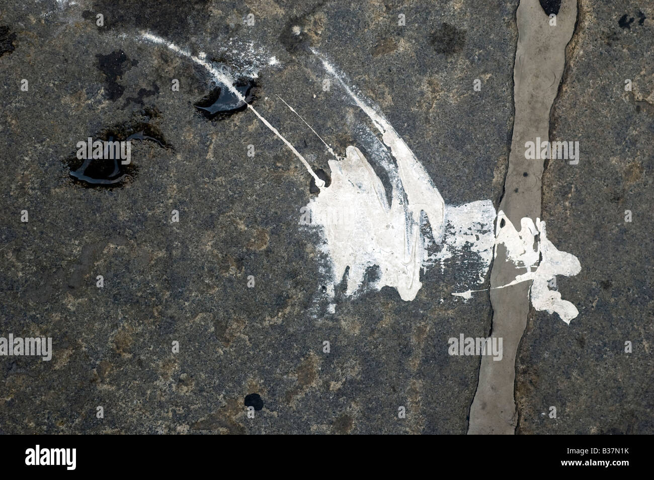 Close up of splashed paint on the street Stock Photo - Alamy