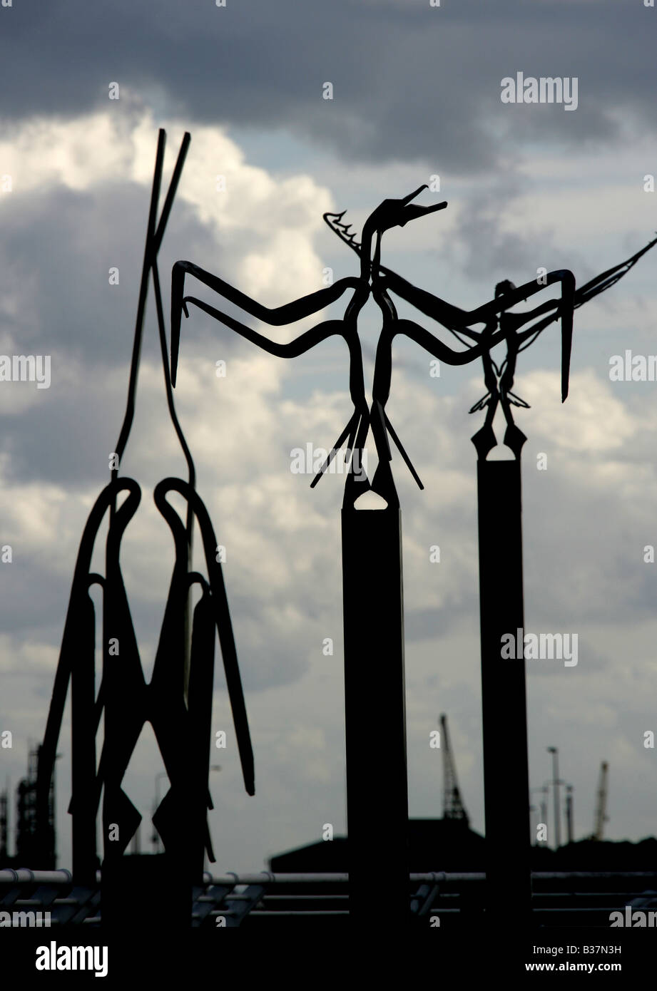 City of Sunderland, England. The Craig Knowles sculpture ‘Taking Flight ...