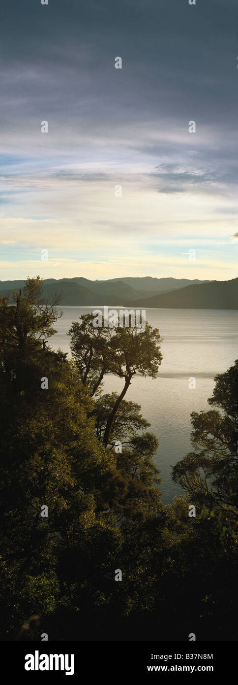 Landscape view with body of water Stock Photo - Alamy