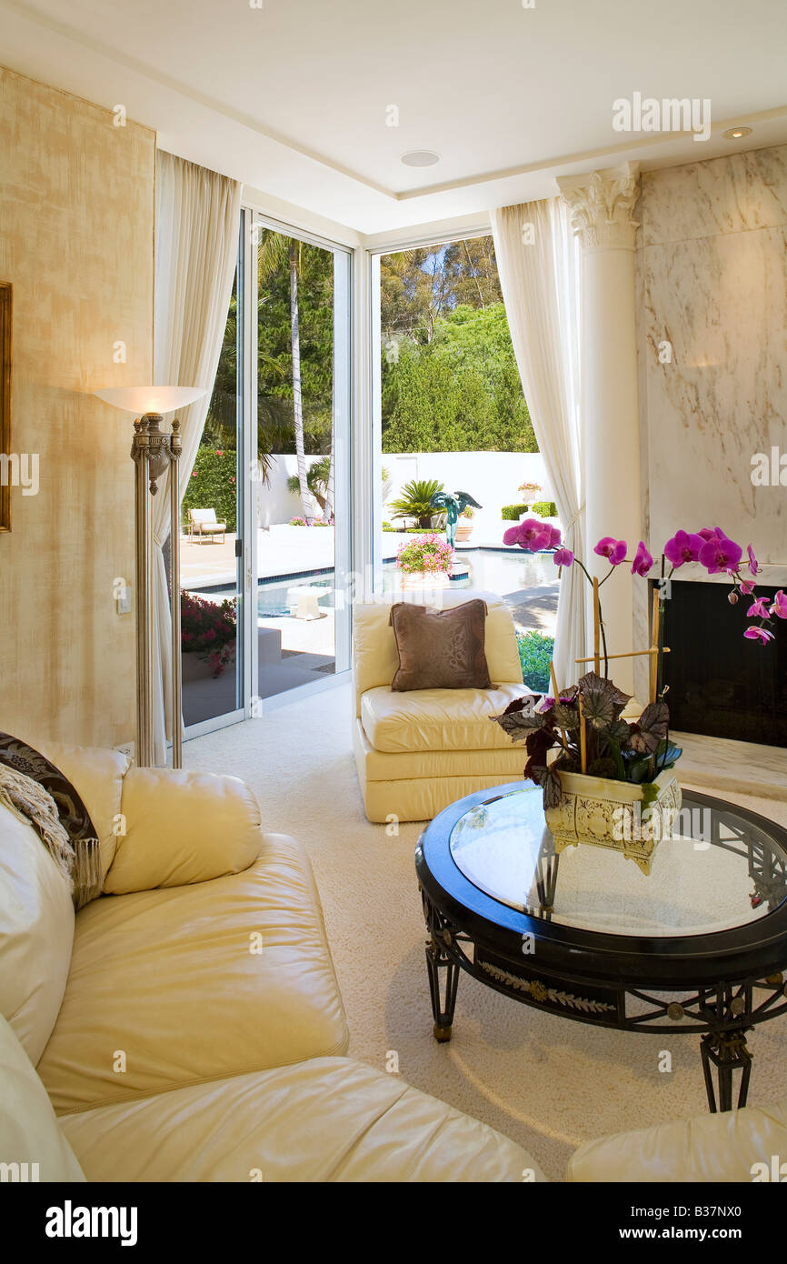 Interior of a sitting area Stock Photo - Alamy