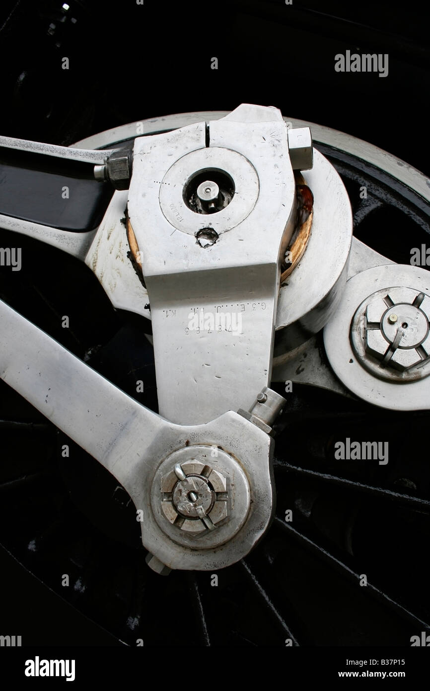 Steam locomotive drive wheel closeup hi-res stock photography and ...