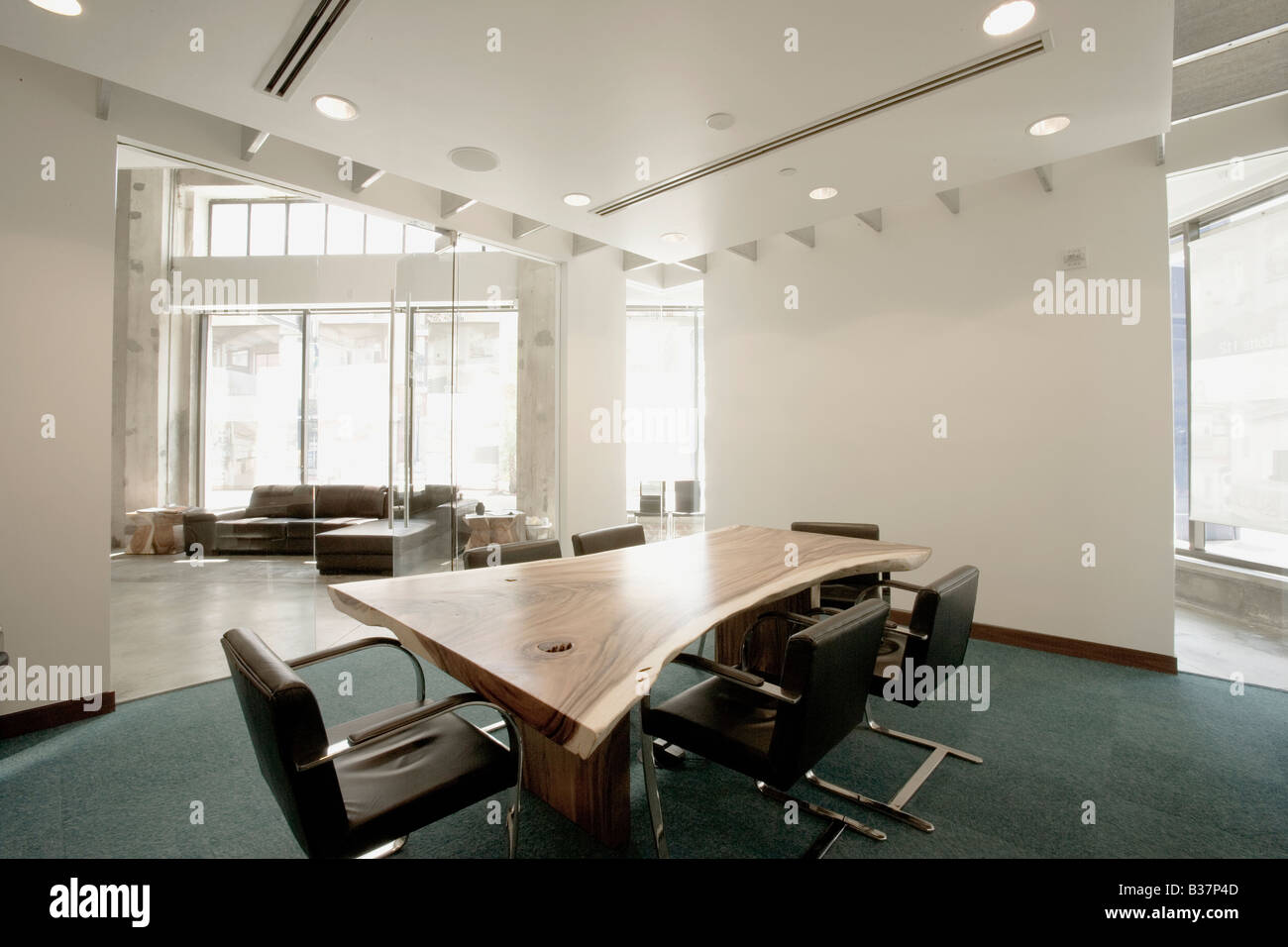 Interior of an empty conference room Stock Photo - Alamy
